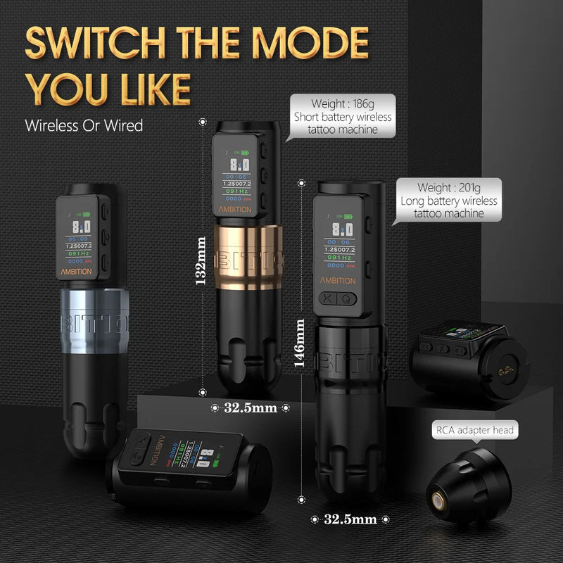 Ambition Soldier Max Kit Professional Tattoo Machines – Ambition Tattoo