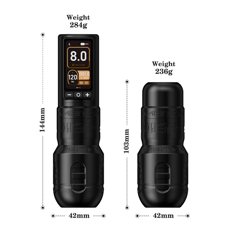 Ambition Soldier 270 Wireless Tattoo Machine – Ambition Tattoo