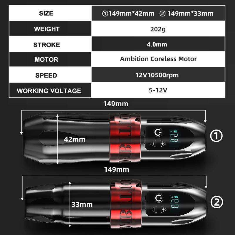 Ambition Troll Wireless Tattoo Machine – Ambition Tattoo
